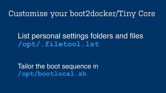 Be a Happier Developer with Docker: Tricks of the Trade | PPT