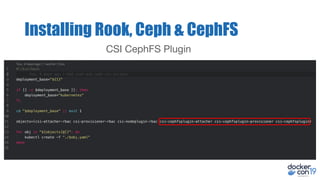 Building stateful applications on Kubernetes with Rook | PPT