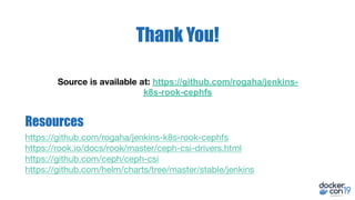 Building stateful applications on Kubernetes with Rook | PPT