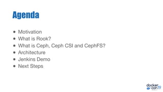 Building stateful applications on Kubernetes with Rook | PPT
