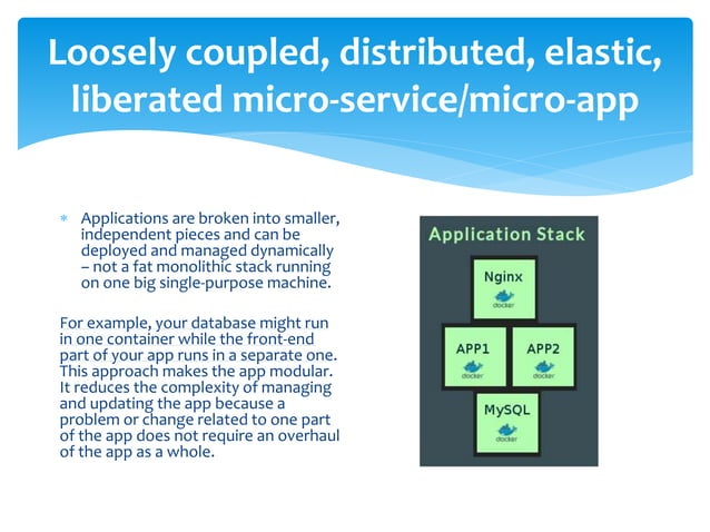 Docker containers intro | PPT