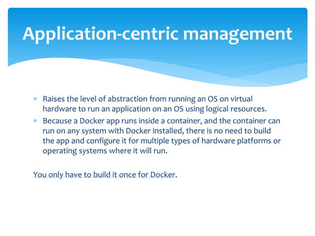 Docker containers intro | PPT