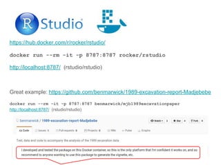 Docker @ Data Science Meetup | PPT