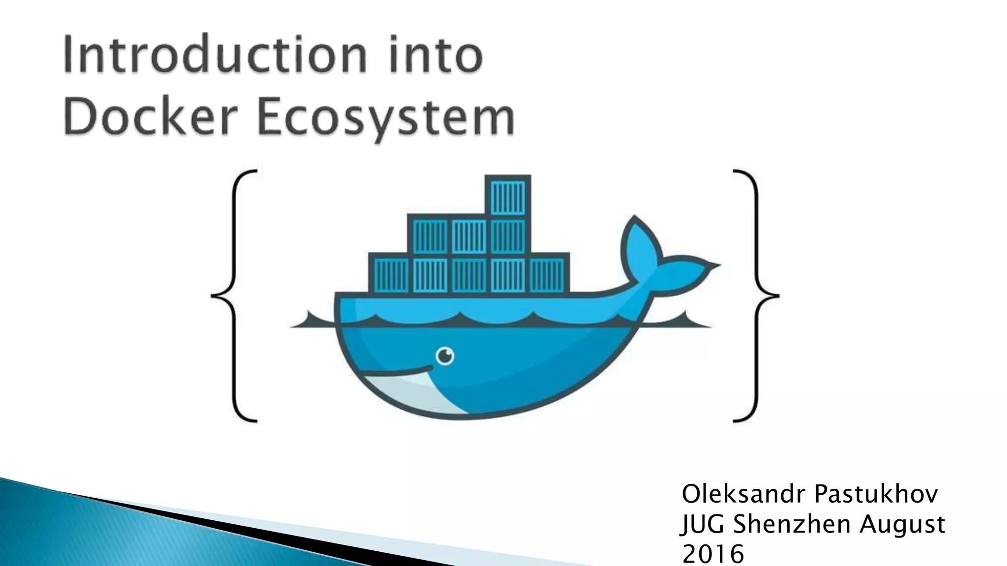 Introduction Into Docker Ecosystem | PPTX | Operating Systems | Computer Software and Applications