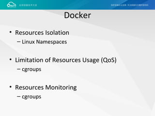 Resource Management of Docker | PPT