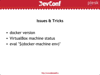Docker Practical Use Cases | PPT