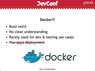 Docker Practical Use Cases | PPT
