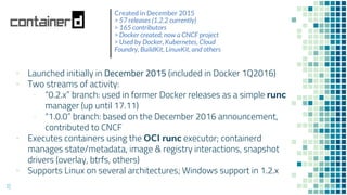 Docker London Meetup: Docker Engine Evolution | PPT