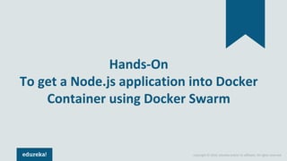 Docker Explained | What Is A Docker Container? | Docker Simplified | Docker Tutorial | Edureka | PDF