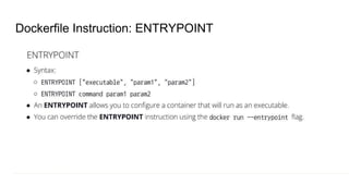 Presentation on the Dockerfile by Techserver | PPT