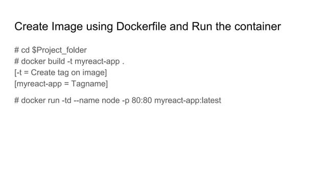 Presentation on the Dockerfile by Techserver | PPT