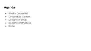 Presentation on the Dockerfile by Techserver | PPT