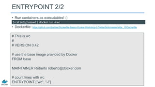 Introduction to dockerfile, SF Peninsula Software Development Meetup ...