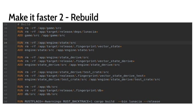Dockerfile for rust project | PPT