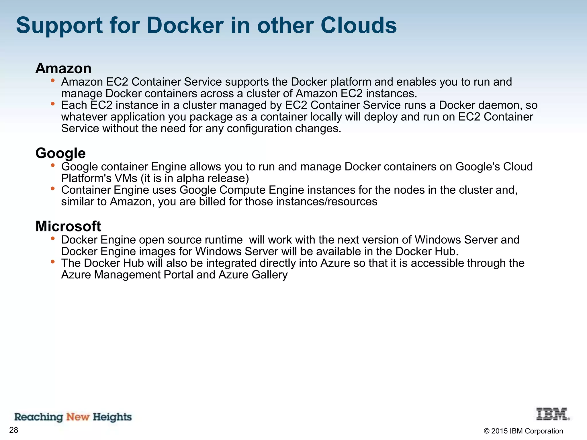 IBM Container Service Overview | PPTX