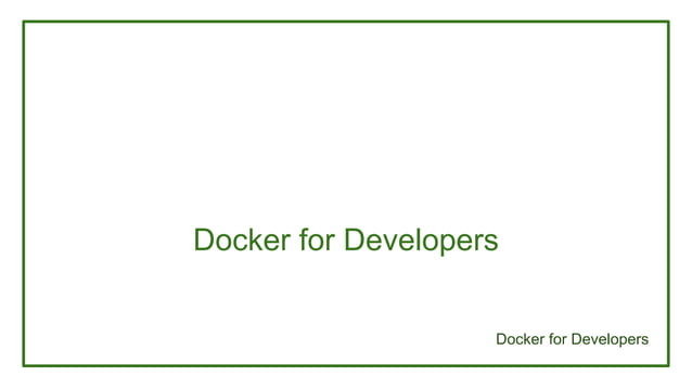 Docker for Developers.pdf
