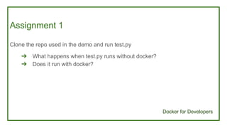 Docker for Developers.pdf | Operating Systems | Computer Software and Applications