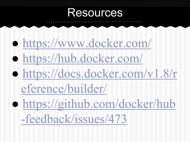 Docker for dummies | PPT