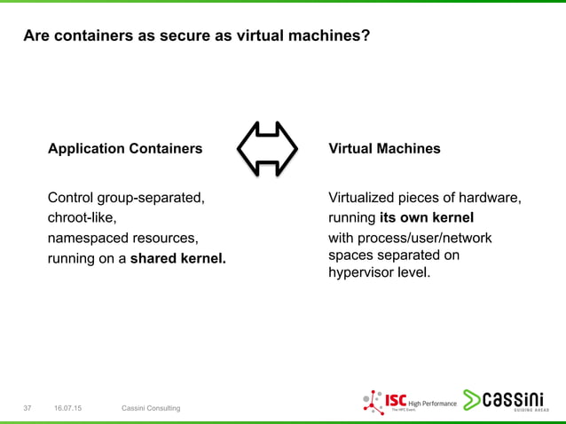 Docker For Hpc In A Nutshell Pdf Operating Systems Computer