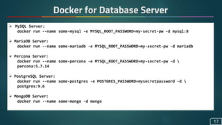 Docker for Web Developers: A Sneak Peek | PPTX | Operating Systems | Computer Software and ...