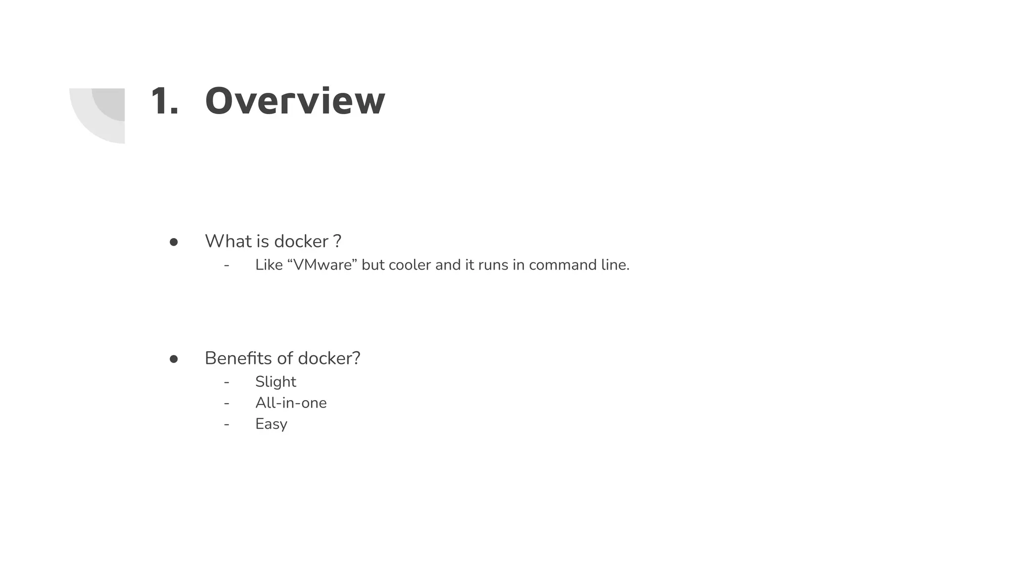Docker Fundamentals | PPT