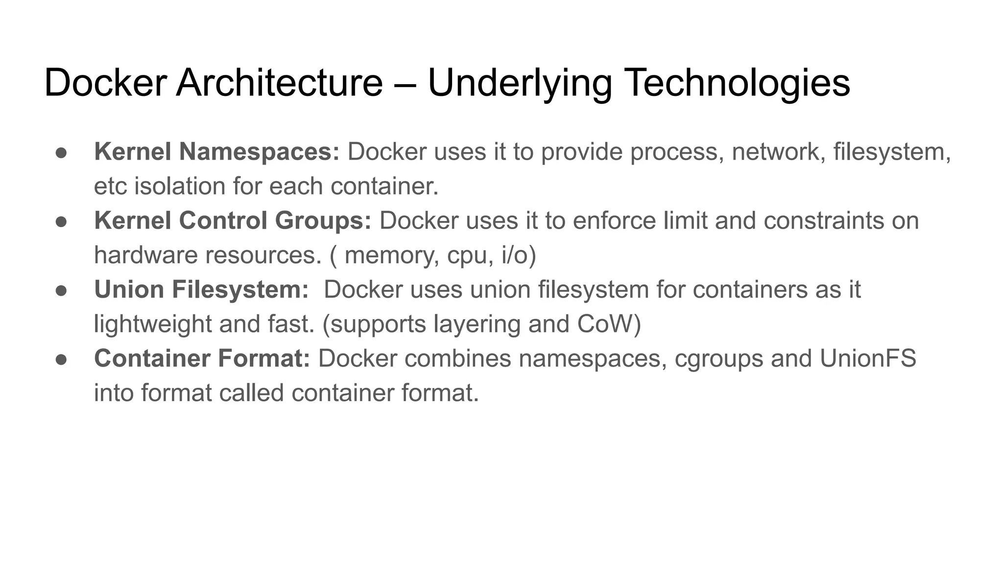 Docker Fundamentals | PPT