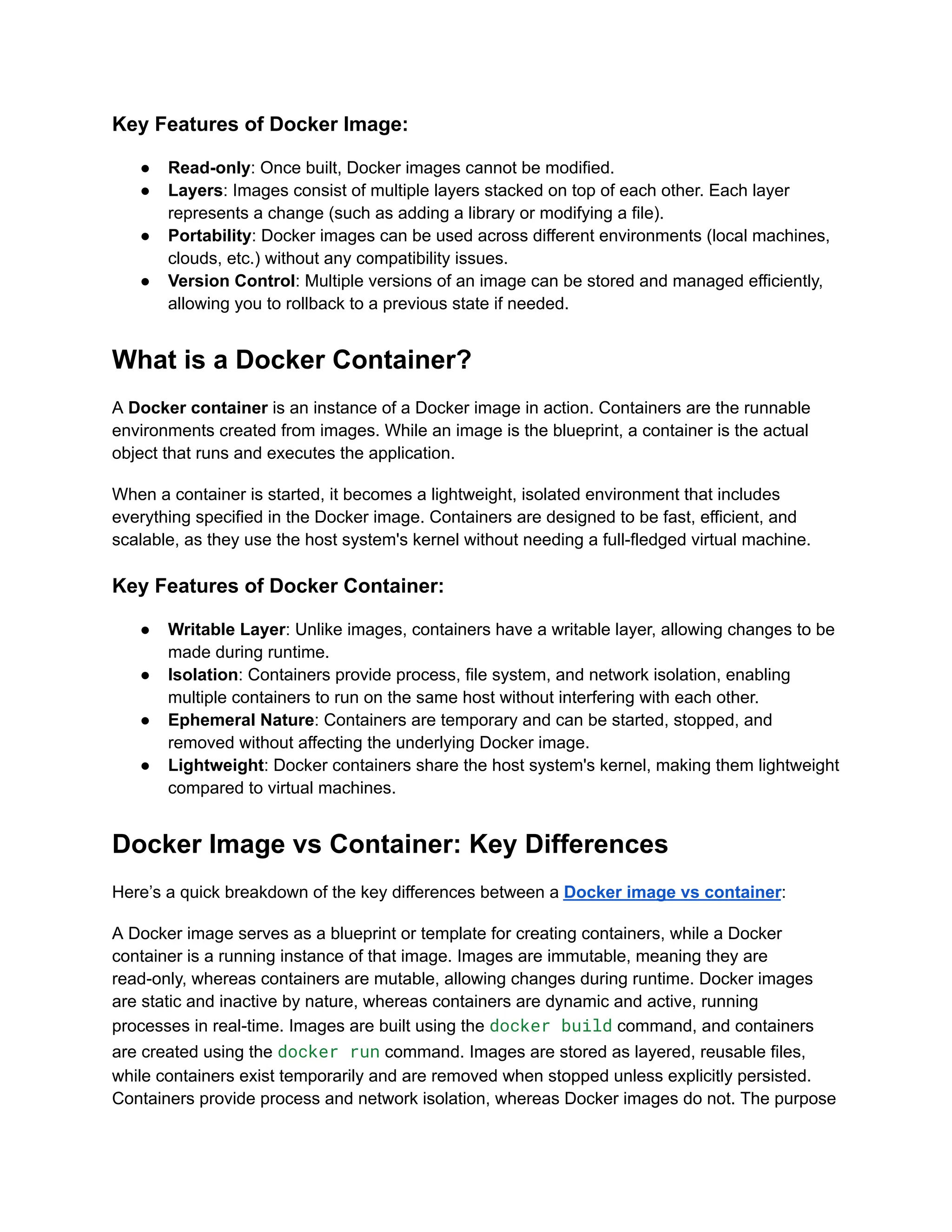 Docker Image Vs Docker Container Understanding The Difference Pdf