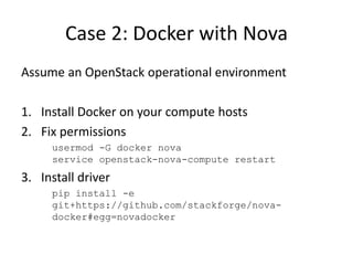 Docker in OpenStack | PPT