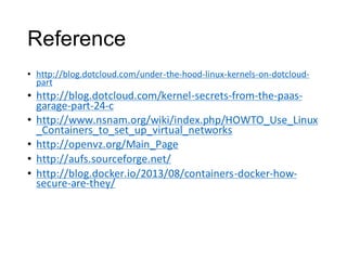 Docker in pratice -chenyifei | PPT