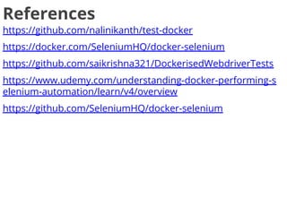 Docker in qa space | PPT