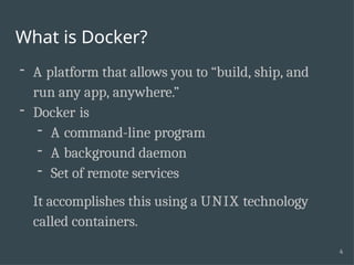 Guide to Learn docker in Real Life with Example | PPTX
