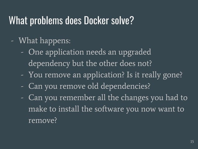Docker in real life | PPT