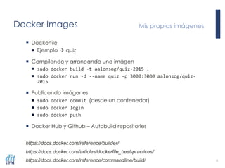 Primeros pasos con Docker | PPTX