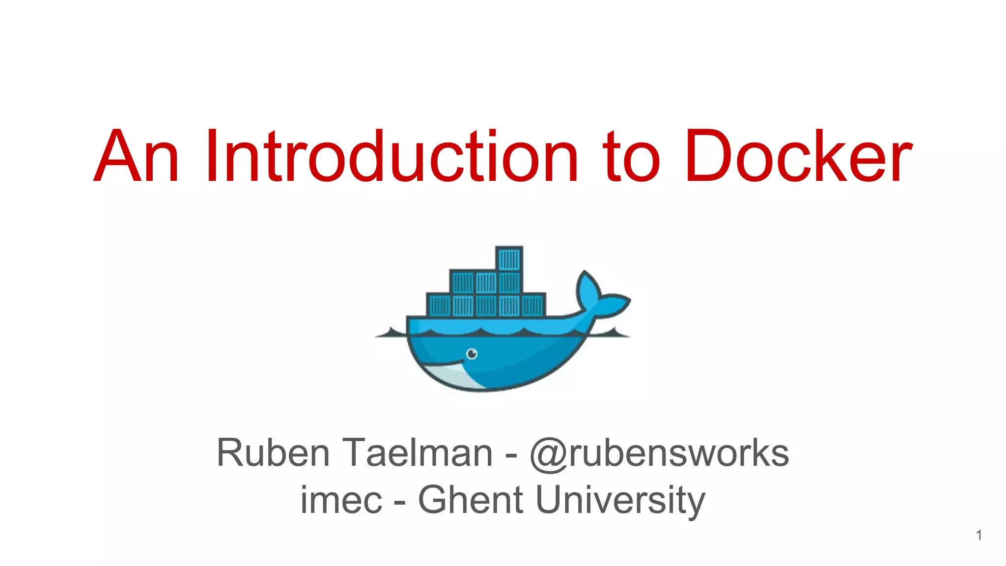 Docker Intro | PPT