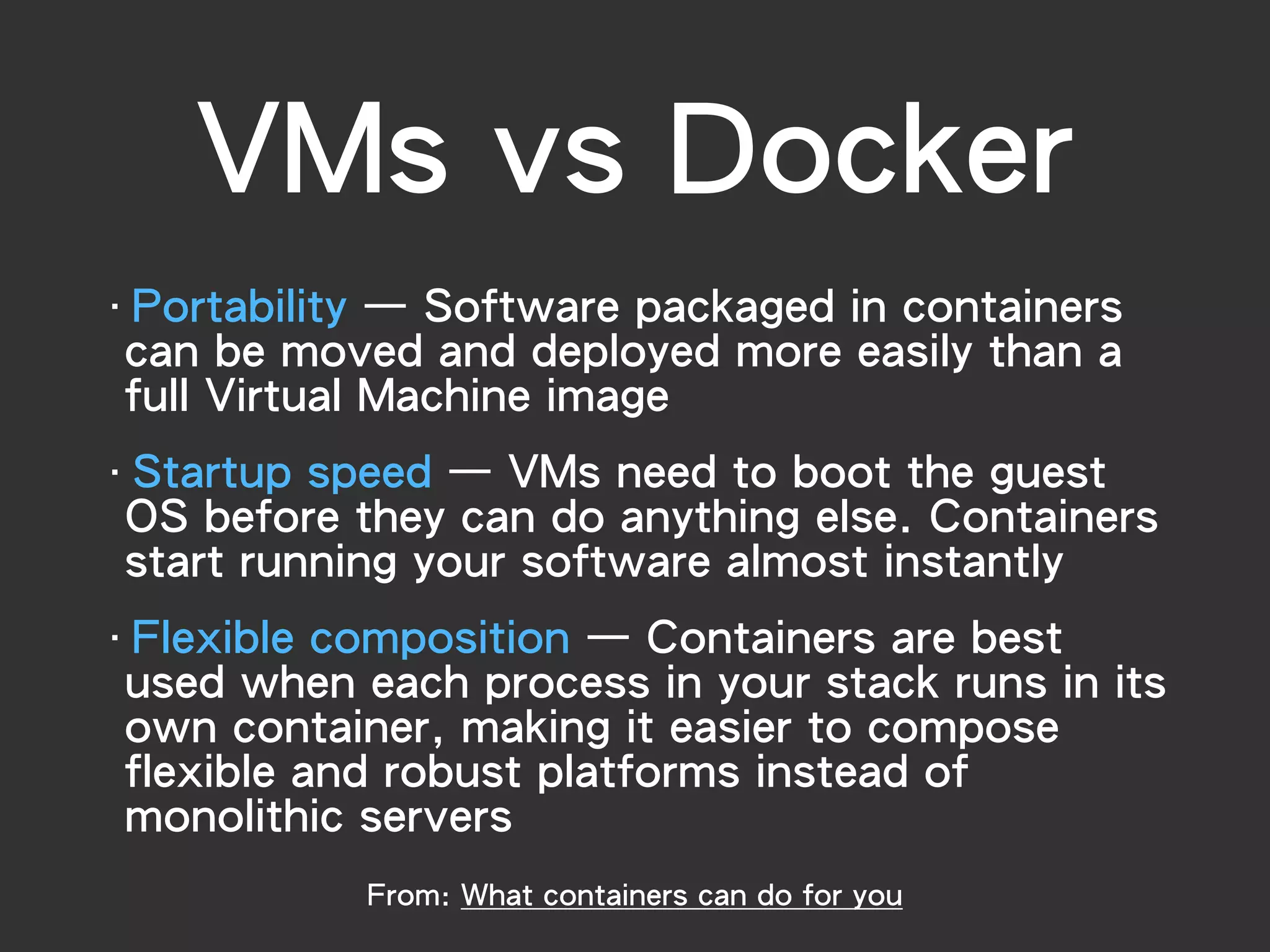 Docker introduction | PPT