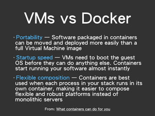 Docker introduction | PPT