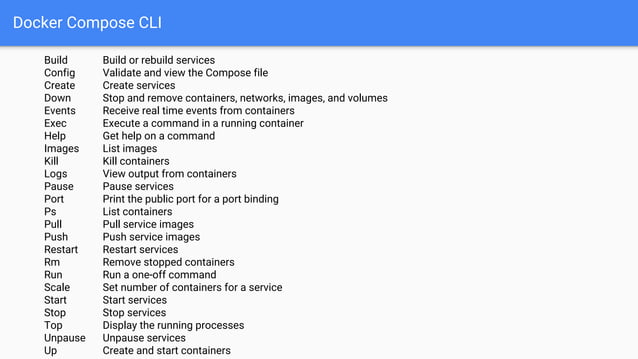 Introduction of Docker and Docker Compose | PDF
