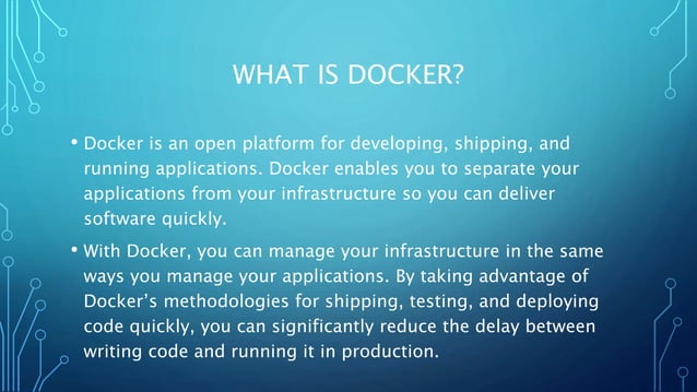 Docker introduction | PPT