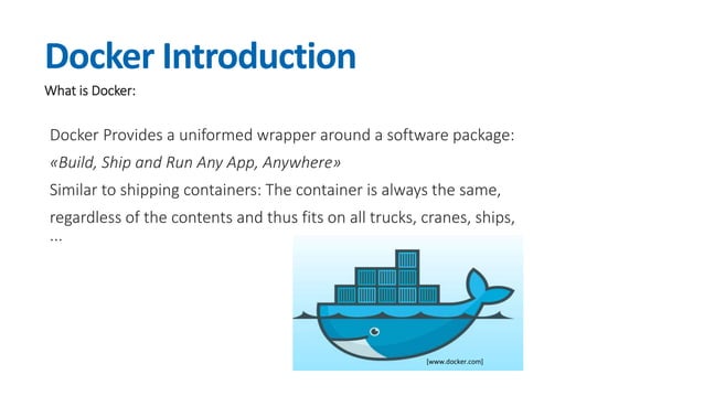 Docker introduction & benefits | PPT