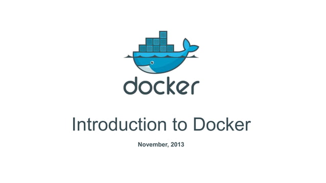 Docker introduction | PPTX
