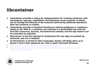 Docker i produktion på NyA | PDF | Computing | Technology & Computing