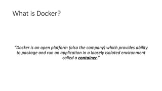 Dockerization of Azure Platform | PPT