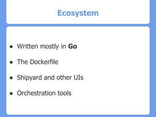 Docker. General overview | PPT