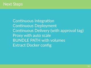 Ruby applications in real life | PPT