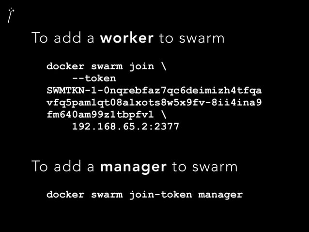 Lesson Learned from Using Docker Swarm at Pronto | PPT