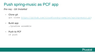 Pivotal Cloud Foundry | PPT