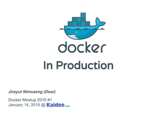 Docker in Production | PDF | Operating Systems | Computer Software and Applications