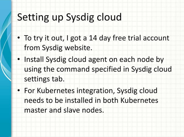 Container Monitoring with Sysdig | PPT