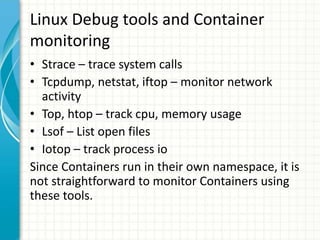 Container Monitoring with Sysdig | PPT