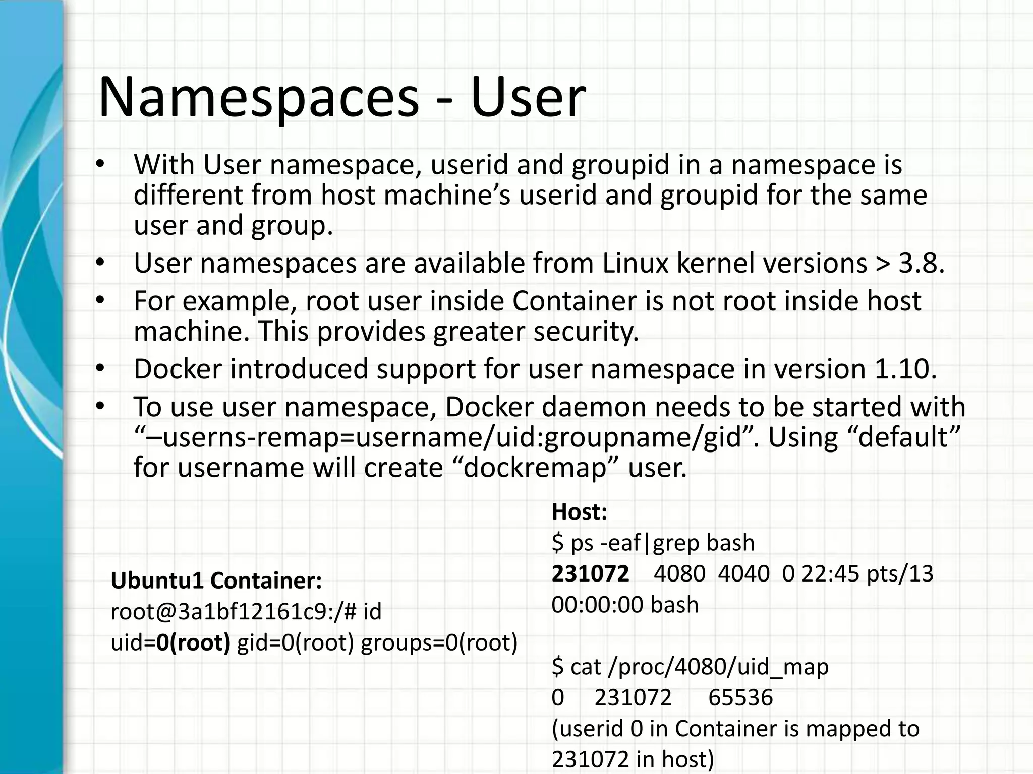 Docker Security Overview | PPTX | Operating Systems | Computer Software and Applications